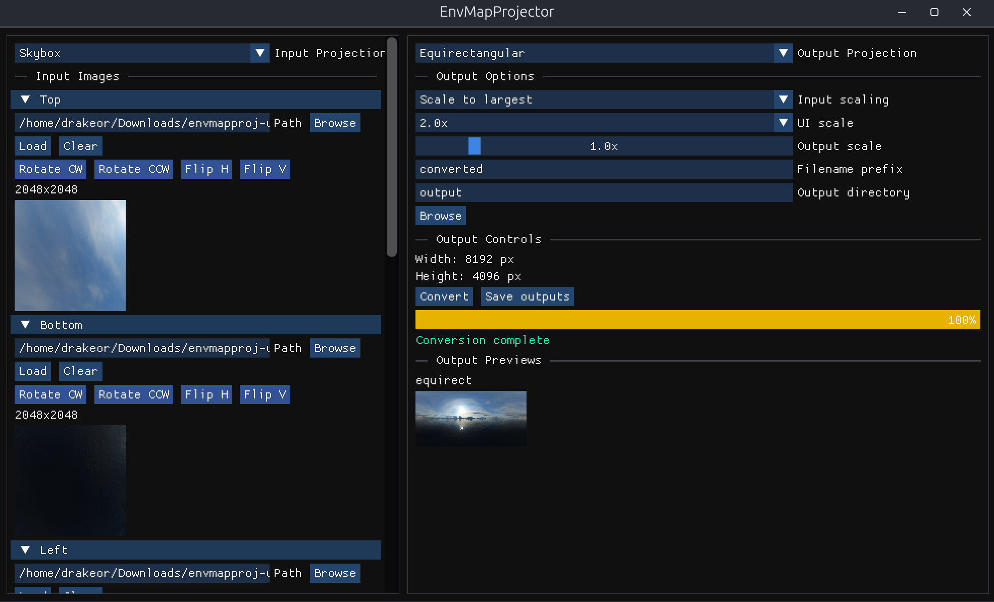 GitHub - drakeor/env-map-projector: Tool for Environment Map ...